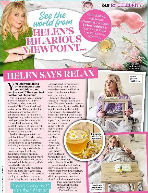 HELEN SAYS RELAX - PressReader