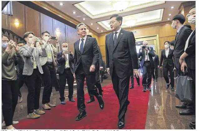 Blinken makes rare Beijing visit - PressReader