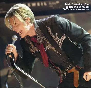 Warner achète les chansons de Bowie - PressReader