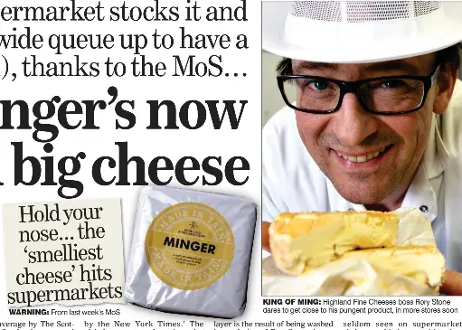 The Minger’s now a global big cheese - PressReader