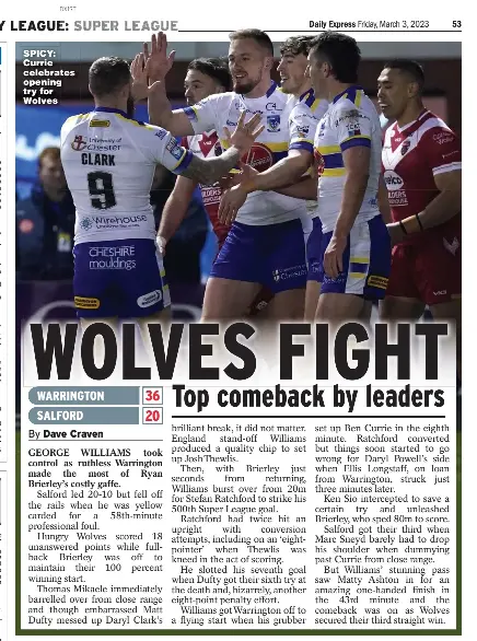 WOLVES FIGHT - PressReader