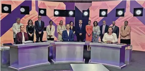 Candidatos toman control del debate presidenci­al y presumen sus logros - PressReader
