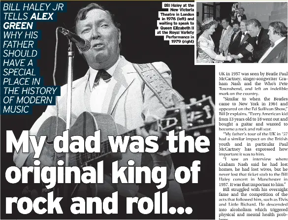 My dad was the original king of rock and roll... - PressReader