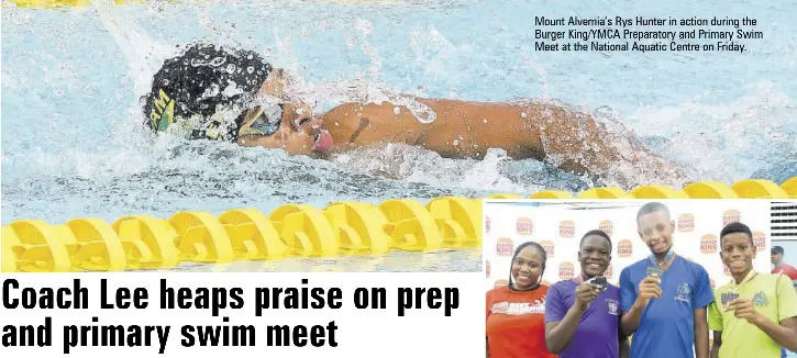 Coach Lee heaps praise on prep and primary swim meet - PressReader