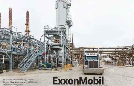 Exxonmobil Steps Up to the Plastic Waste Challenge - PressReader