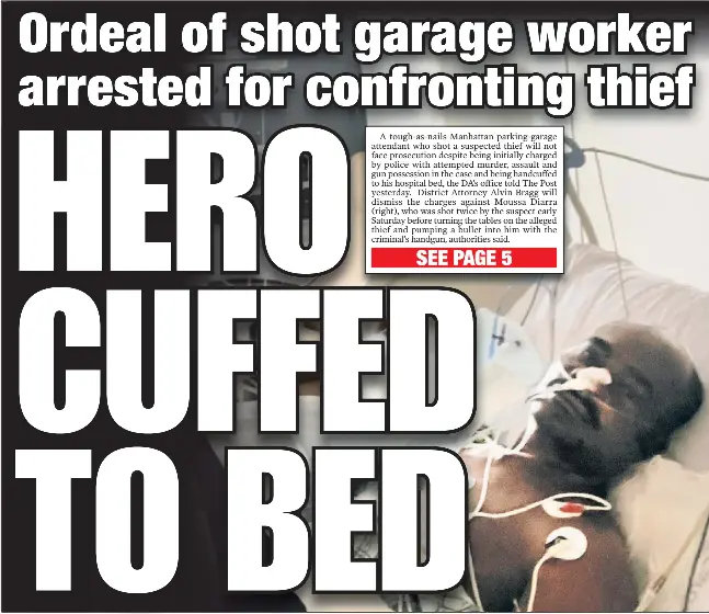 HERO CUFFED TO BED - PressReader