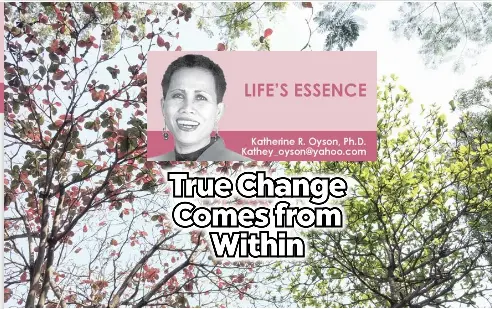 True Change Comes from Within - PressReader