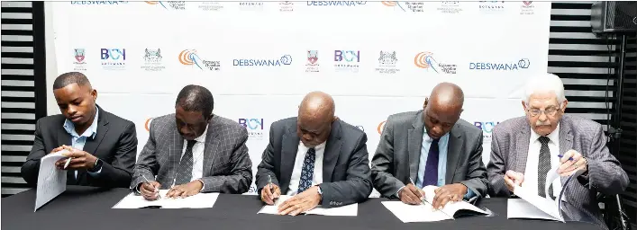Debswana signs a Memorandum of Understand­ing with Stakeholde­rs ...