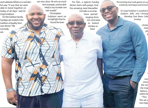 Bonding over Brew enhances Sunday family tradition for the Goldsons ...