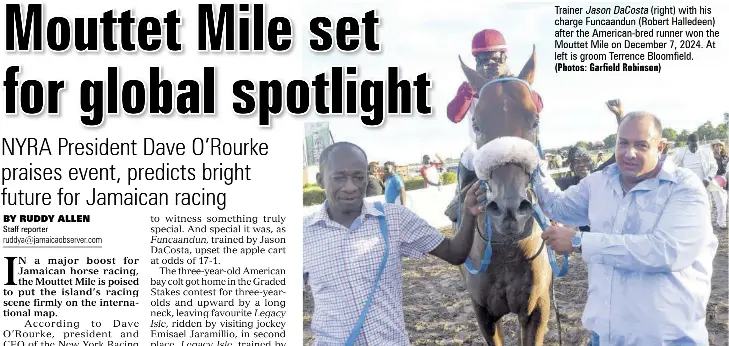 Mouttet Mile set for global spotlight - PressReader