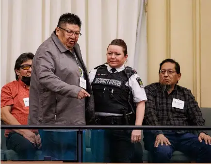 First Nations leaders walk out of Queen's Park after heated exchange over mining proposals ...