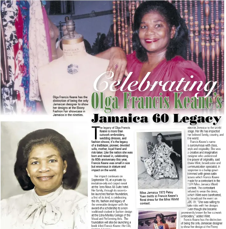 Olga Francis Keane’s Jamaica 60 Legacy - PressReader