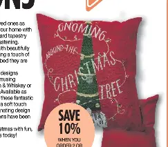 FUN, FESTIVE CHRISTMAS CUSHIONS - PressReader