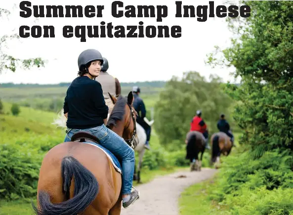 Summer Camp Inglese con equitazion­e - PressReader