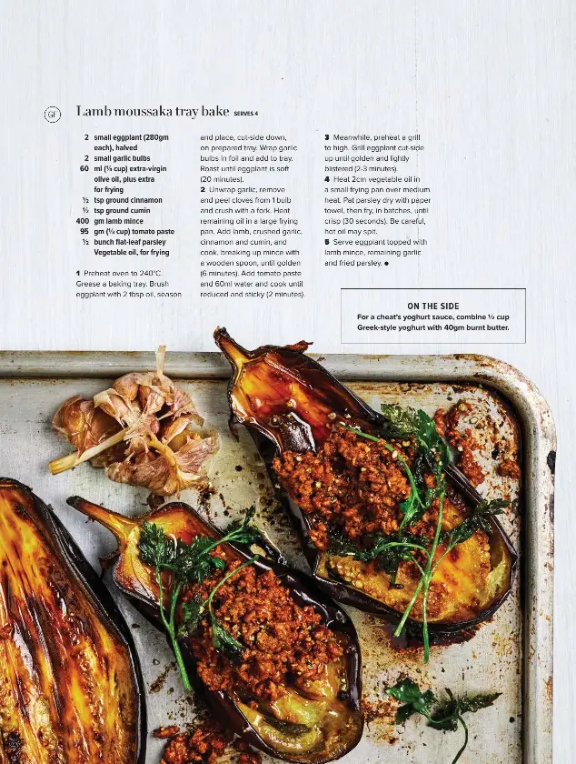 Lamb moussaka tray bake - PressReader