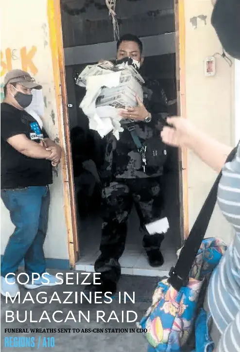 COPS SEIZE MAGAZINES IN BULACAN RAID - PressReader