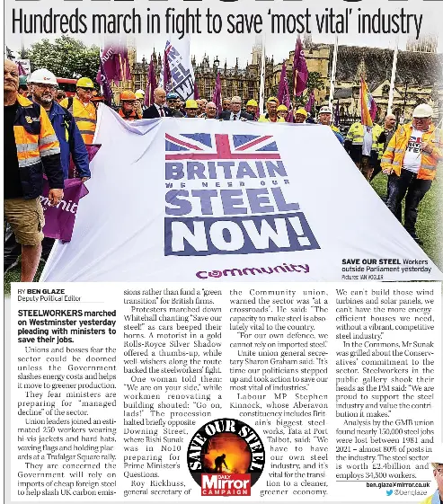 BRITAIN NEEDS BRITISH STEEL - PressReader