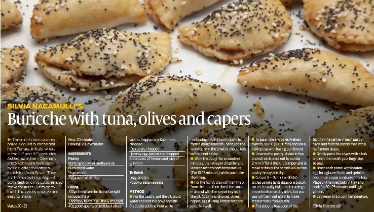 Buricche with tuna, olives and capers - PressReader