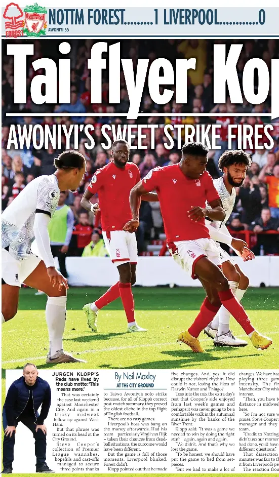 Tai flyer Kop AWONIYI’S SWEET STRIKE FIRES - PressReader