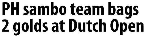 PH sambo team bags 2 golds at Dutch Open - PressReader