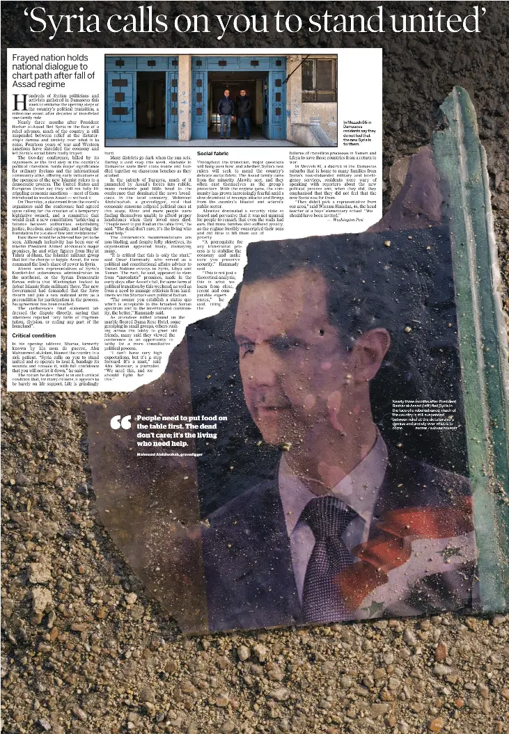 ‘Syria calls on you to stand united’ - PressReader