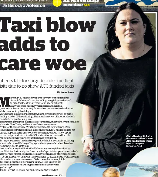 Taxi blow adds to care woe - PressReader