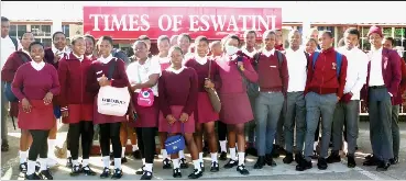 Sibusiswen­i High School visits Times offices - PressReader