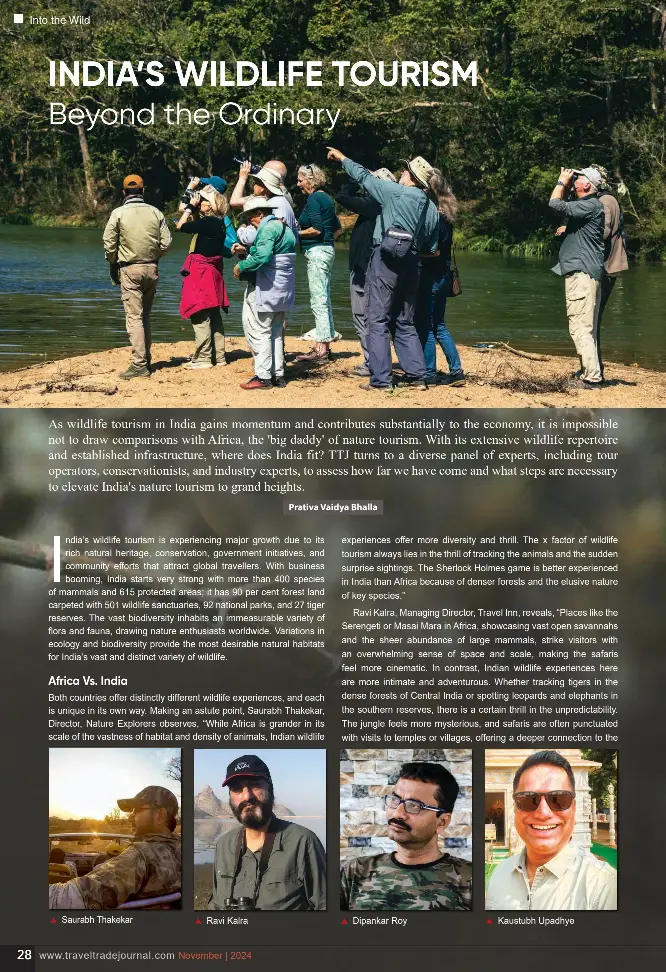 INDIA’S WILDLIFE TOURISM - PressReader