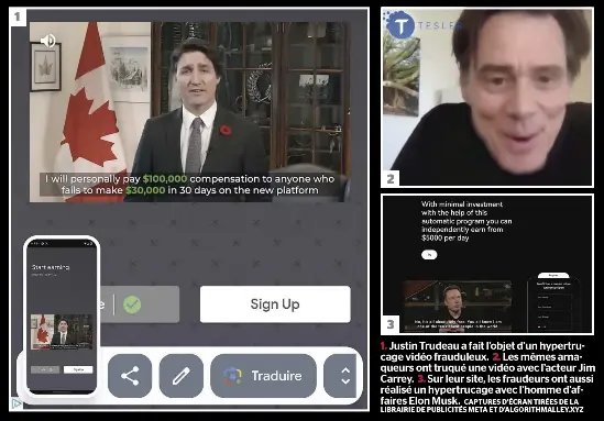 Une vidéo truquée de Trudeau utilisée pour une arnaque - PressReader