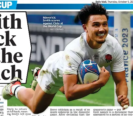Smith back on the bench - PressReader