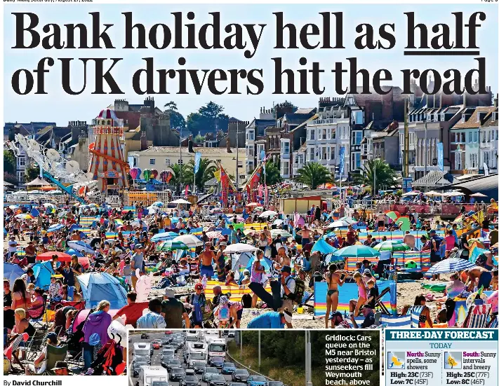 Bank holiday hell as half of UK drivers hit the road - PressReader