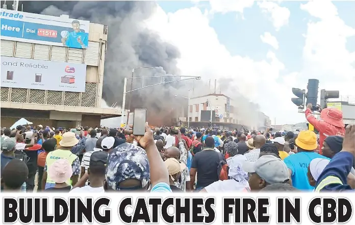 BUILDING CATCHES FIRE IN CBD - PressReader