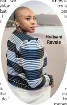 Mudau tells the story of her culture through her designs - PressReader