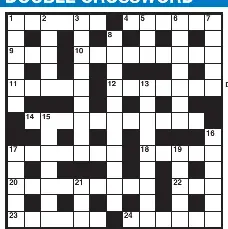 DOUBLE CROSSWORD - PressReader