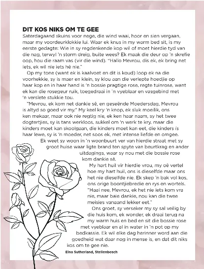 DIT KOS NIKS OM TE GEE - PressReader