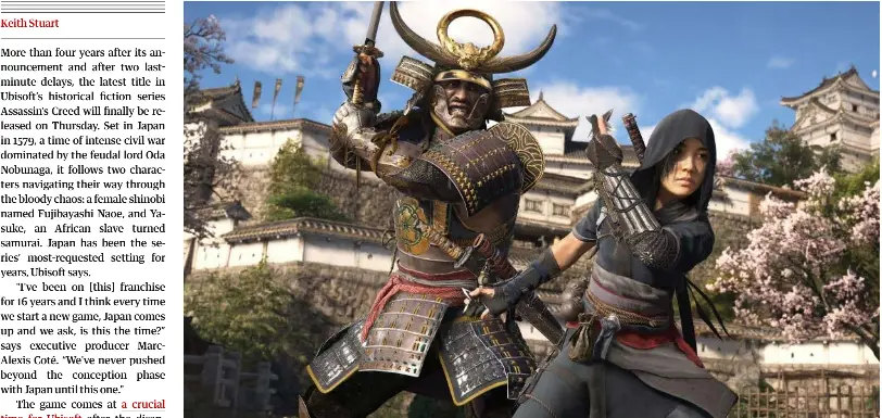 ‘It’s been a challenge’: Assassin’s Creed Shadows and the quest to ...