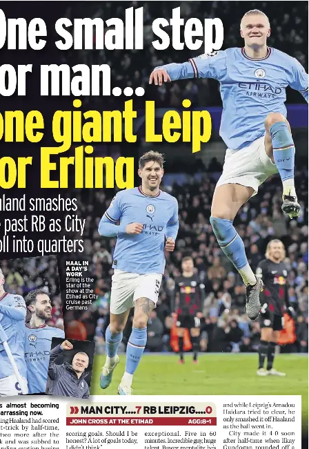 One small step for man... one giant Leip for Erling - PressReader