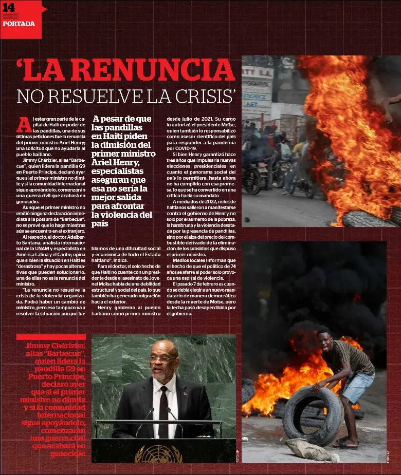 ‘LA RENUNCIA NO RESUELVE LA CRISIS’ - PressReader