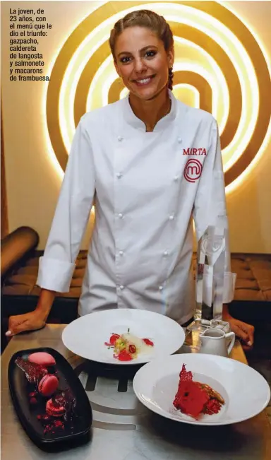 La ganadora de “MasterChef”: - PressReader