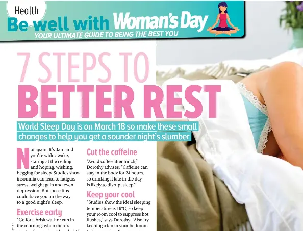 7 STEPS TO BETTER REST - PressReader