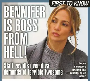 BENNIFER IS BOSS FROM HELL! - PressReader
