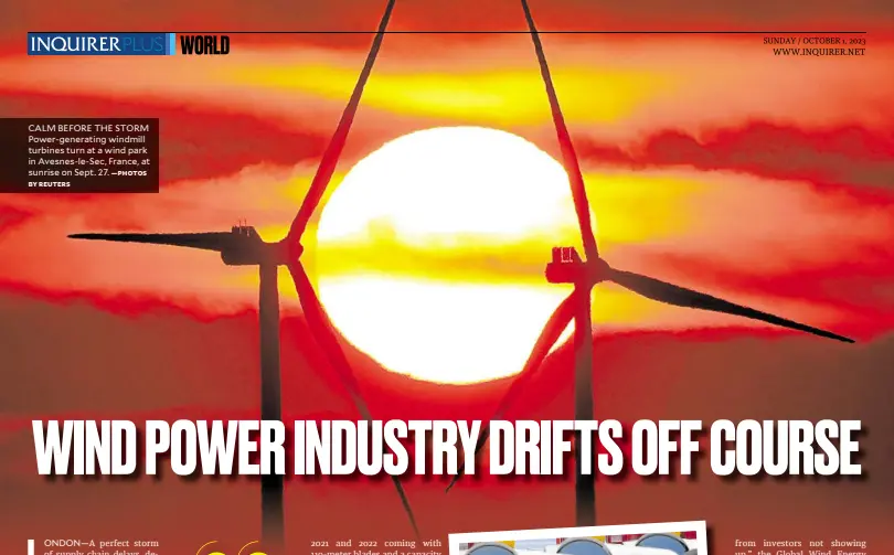 WIND POWER INDUSTRY DRIFTS OFF COURSE - PressReader