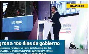 Corte de caja: destacan logros a 100 días de gobierno - PressReader