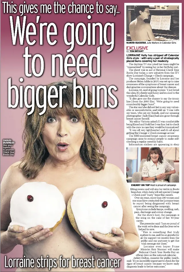 This gives me the chance to say.. We’re going to need bigger buns - PressReader