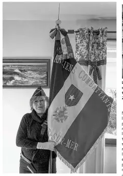 Denise Vigouroux est la 1re GENS D’ICI. femme porte-drapeau depuis 1923 ...