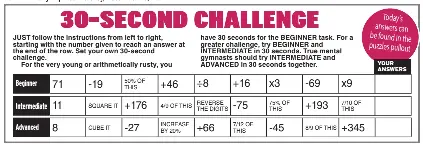 30-SECOND CHALLENGE - PressReader