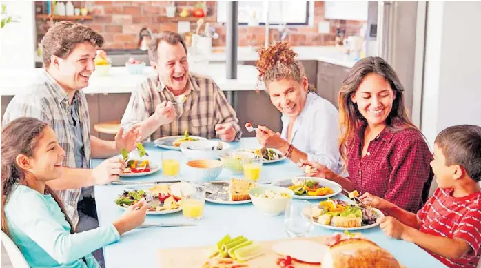 Healthy habits, dining as a family - PressReader