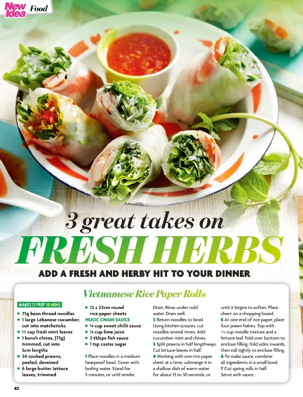 Vietnamese Rice Paper Rolls - PressReader