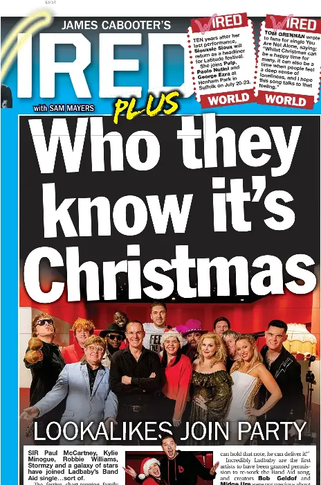 Who they know it’s Christmas - PressReader