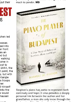 THE PIANO PLAYER OF BUDAPEST - PressReader